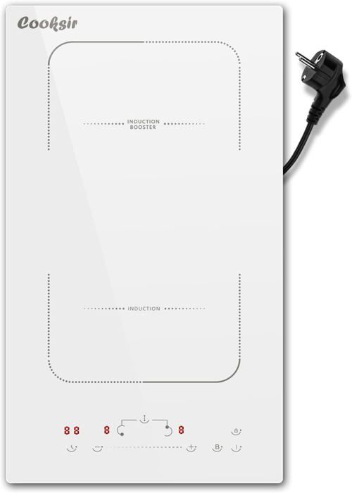 Plaque Induction 2 Feux Blanche