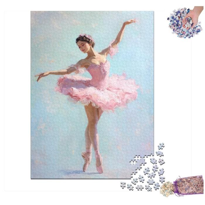 Puzzle Danseuse de Ballet Puzzle Puzzle Bois 1000 Pièces Puzzles pour ...