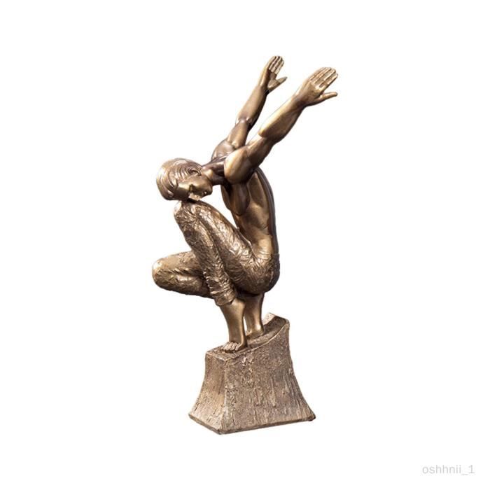 Abstrait sport Figure Sculpture ornement homme corps humain Statue ...