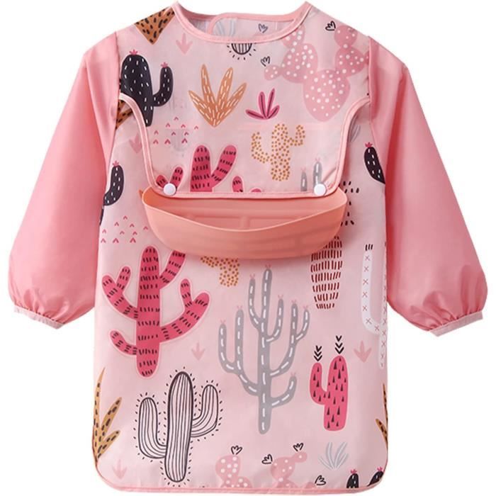 Bavoir Manches Longue Pour Bébé Enfant En Bas Age Imperméable Bavette ...