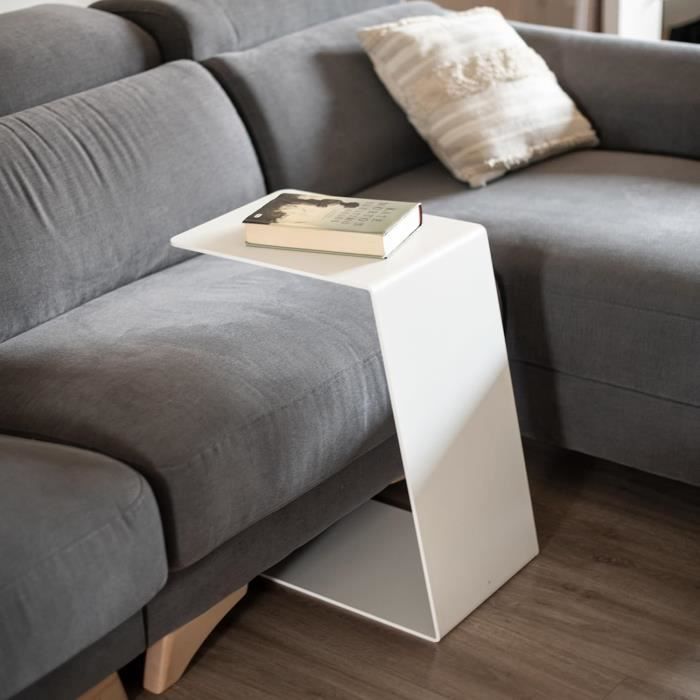 Table d'appoint Salon Beige | Table Basse Salon Haute de Soutien pour ...