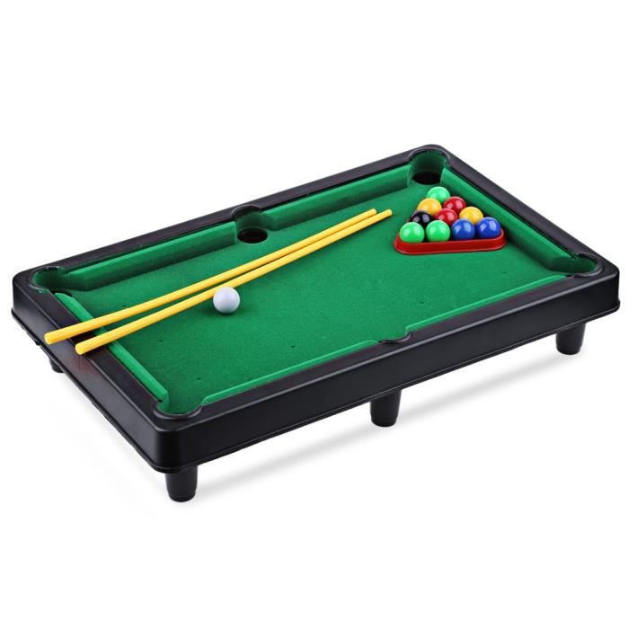 Mini Boule de Billard Billard Table de billard Set Top Jeu animation ...