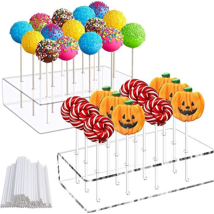 Présentoir à Sucettes, 2 Pièces, Présentoir a Cake Pops Support ...