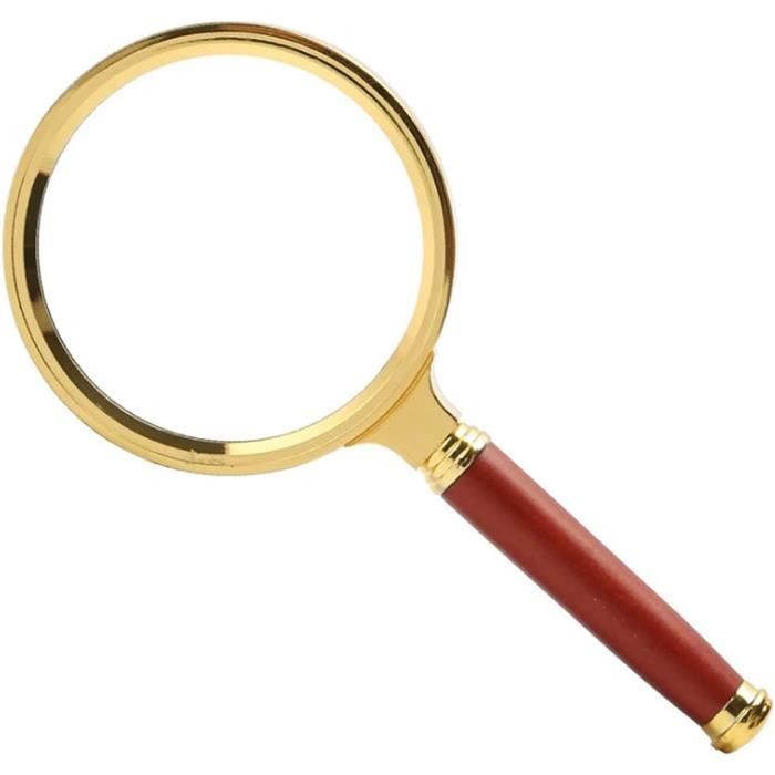 Loupe 70mm,Loupe de 10x Loupe à Main loupe Optique Loupes de Poche pour ...