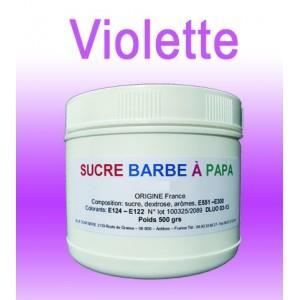 Sucre à barbe à papa Violette 500g - Cdiscount Au quotidien