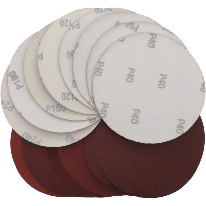 Papier de verre de polissage en bois Paquet de 20 morceaux de 6 pouces ...