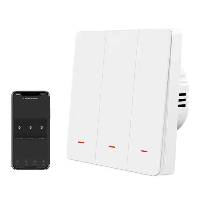 Jinvoo Smart Alexa Interrupteur Wifi, Interrupteur Tactile Compatible ...