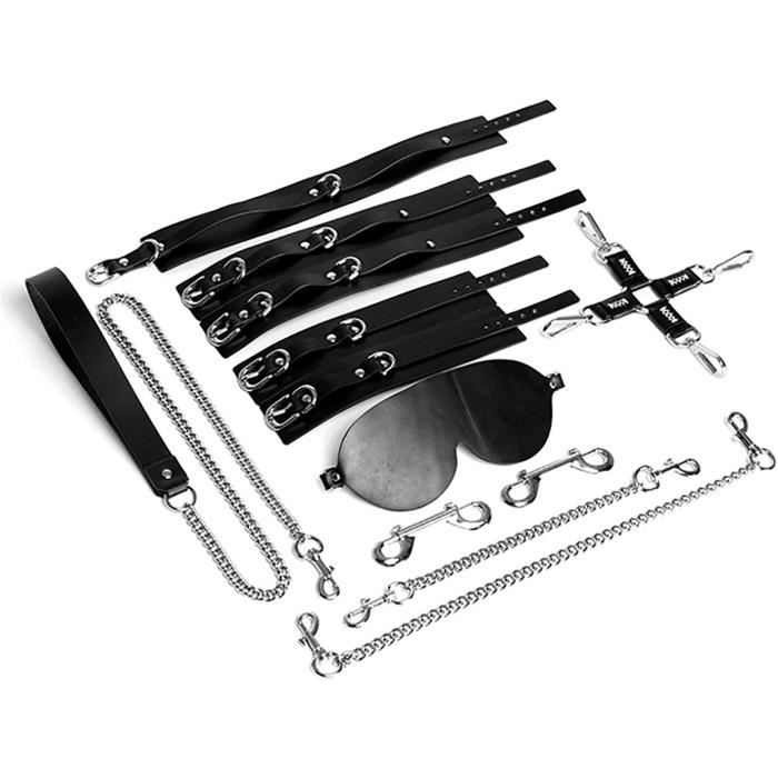 SM Kits de Bondage en Peau de Vache Sex Toys pour Couples, pour Les ...