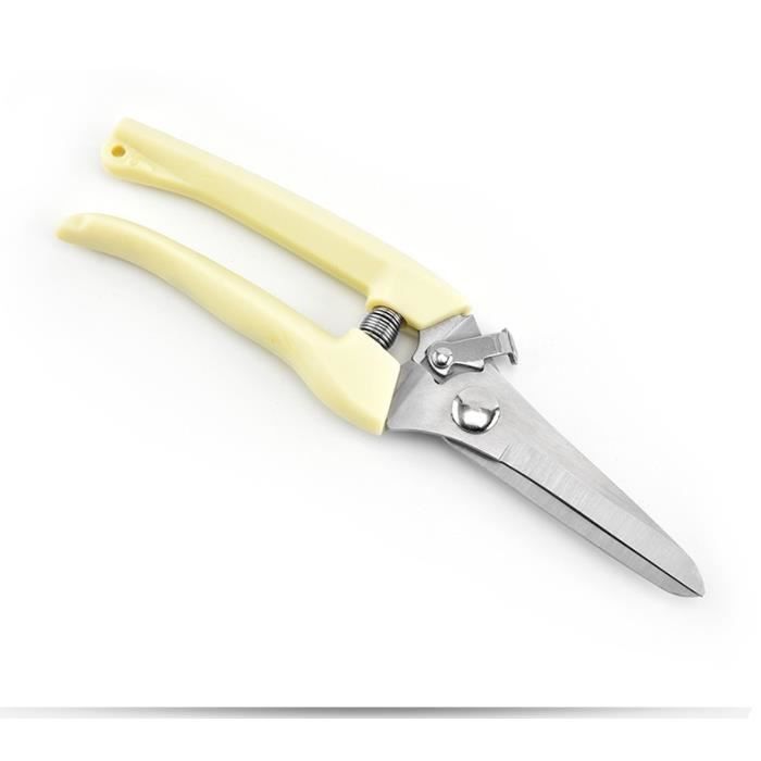 Sécateur à Crémaillère,Sécateur de jardin professionnel,ciseaux de ...