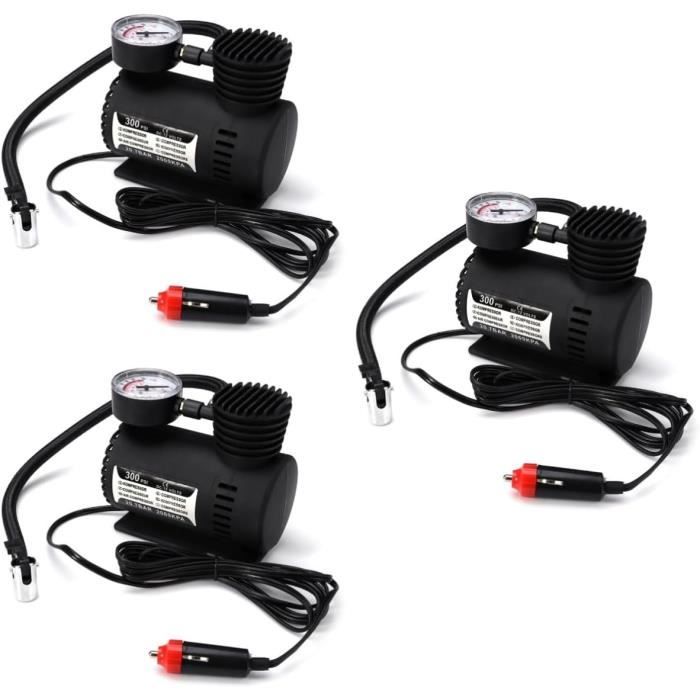 3 Pièces 300 Compresseur D'Air Portable Pour Voiture Portable Air ...