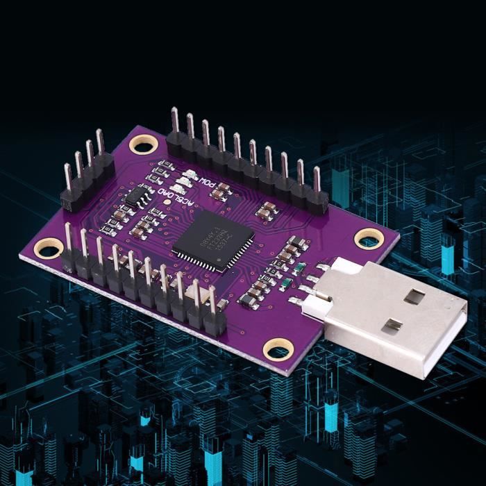 Duokon USB vers JTAG UART/FIFO SPI/I2C Module CJMCU FT232H, CJMCU FT232H, USB stable réglable ...