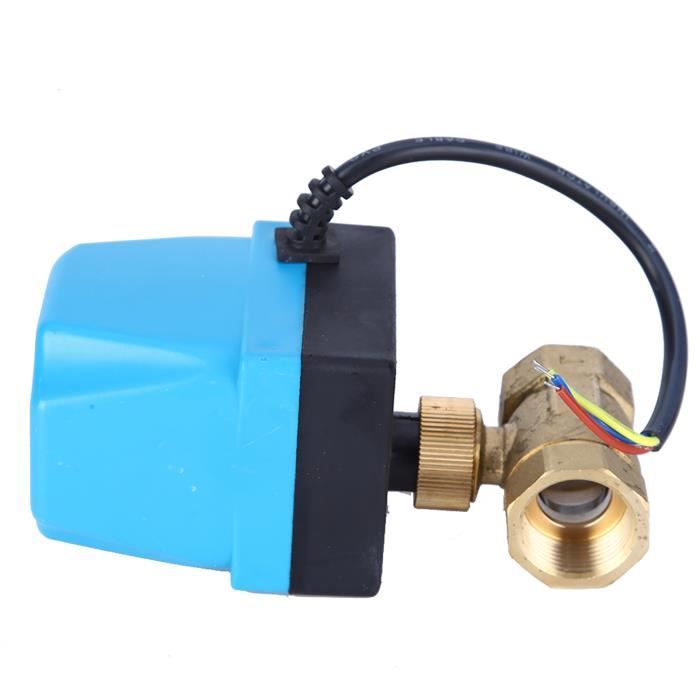 LIU-7708725943925-FHE Vanne à bille électrique Vanne à boisseau sphérique électrique 2 voies 3 ...