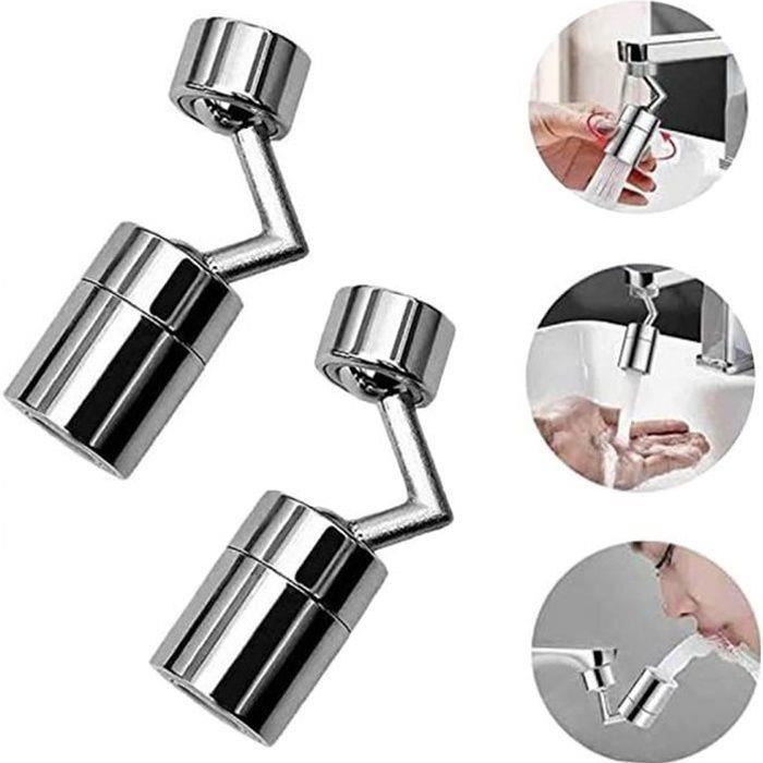 Betian-Lot de 2 Economiseur d’Eau Rotatif à 720 Filtre Robinet ...