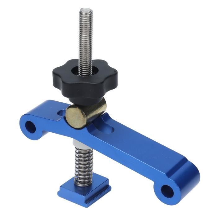KIMISS Pince à rail en T T Track Clamp Blue Hold Down Pinces de routeur ...