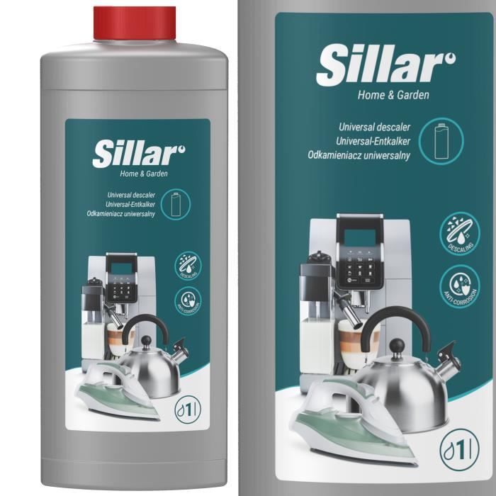 DÉTARTREURS UNIVERSELS SILLAR 1L | APPLICATION: POUR LES MACHINES À ...