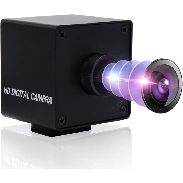 Webcam Usb Ultra Hd 4K 30Pfs Avec Objectif 170°, Mini Caméra Uhd 3840 X ...