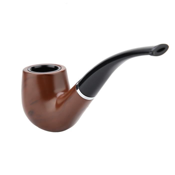 Tbest Pipe à fumer Pipe à tabac en bois durable Pipe à cigare à tabac ...