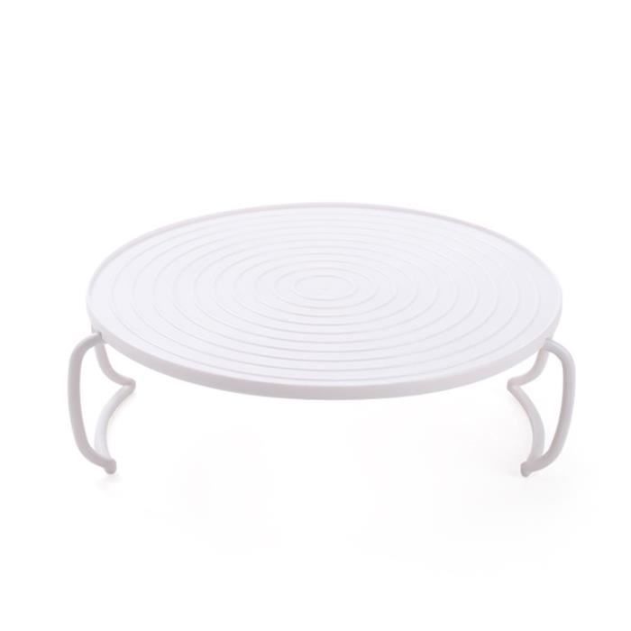 TMISHION Support de plateau double pour micro-ondes et bols - Rangement ...
