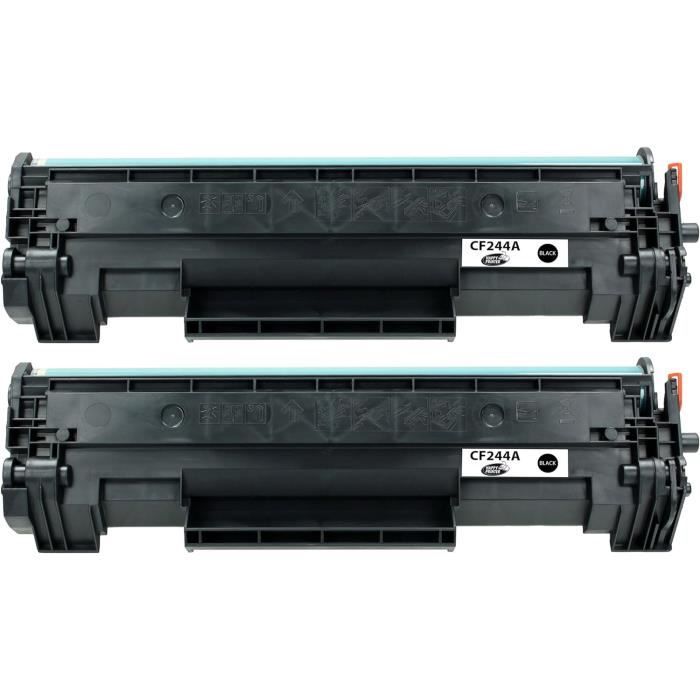 2 Cartouches De Toner Compatible Avec Hp 44A - Cf244A Pour Laserjet Pro M-15A M-15W M-16 M-17A M ...
