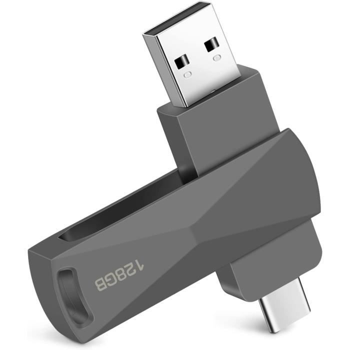 Clé Usb C 128Go, Type-C Clef Usb 128 Go, 2 En 1 Otg Pendrive 128Gb ...