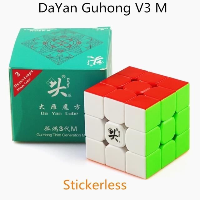 CASSE-TETE,Stickerless V3M 3x3--DaYan Guhong V4 M 3x3x3 Cube magnétique ...