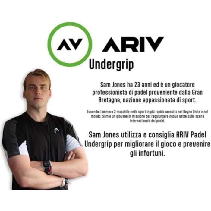 Ariv V4 - Patère Undergrip - Grip Patère Adhésive - Accessoire Raquette ...