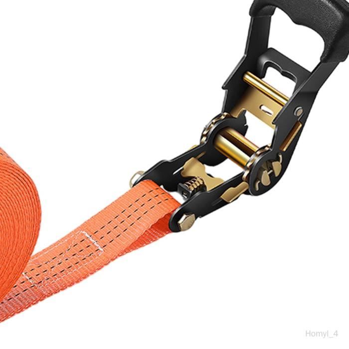 Sangles d'arrimage - COLAXI - 1,6 pouces - Blanc/Orange - Cdiscount ...