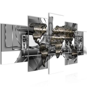 Runa art tableau de décoration murale carte du monde - Cdiscount