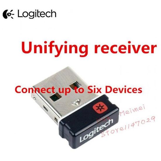 6 Canal Unifying Minuscule Récepteur Dongle Pour Logitech Souris Mx M905 M950 M505 M510 M525 ...