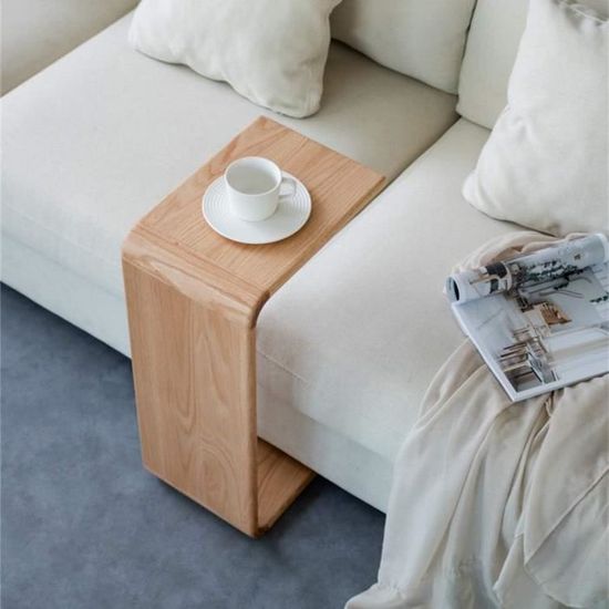 Petite Table Basse-Table d'appoint en chêne Simple Multifonctions en ...