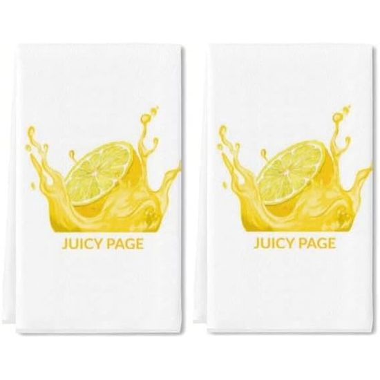 Torchons De Cuisine Au Citron Torchon D'Été Torchon À Fruits Torchon De ...