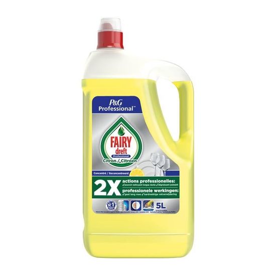 Liquide vaisselle Fairy citron - Bidon de 5 litres - jaune - Cdiscount Electroménager