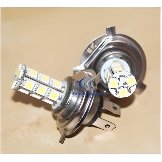 2 x Ampoules H4 24V - LED SMD 18 LED - Cdiscount Auto