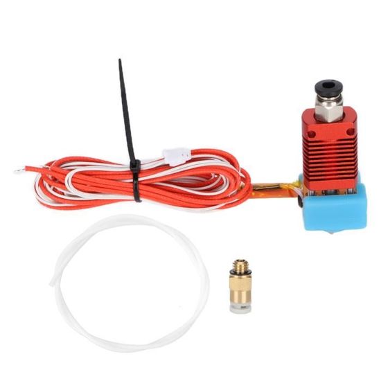 HURRISE buse d'extrudeuse Extrudeuse Hotend Kit Résistance à la corrosion Robuste 0.4mm Aiguille ...