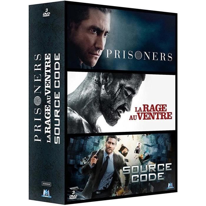 DVD Coffret Coffret Jake Gyllenhaal : Prisoners + La rage au ventre + Source Code - Cdiscount DVD