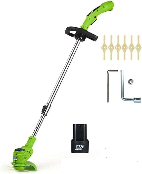 12V/24V sans Fil Coupe-Herbe réglable électrique Tondeuse à Gazon Jardin élagage Cutter ...