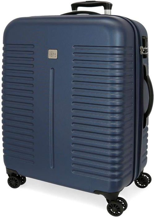 India Valise Moyenne Bleu 48X70X27 Cms Rigide Abs Serrure À Combinaison ...