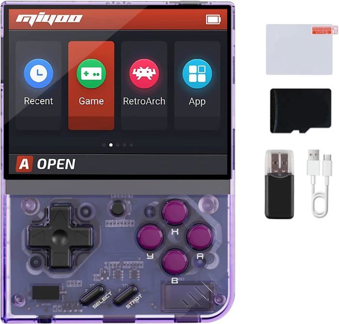 Console de Jeu Portable - YSFMODE - MiyooMini Plus - Écran IPS 3,5 ...
