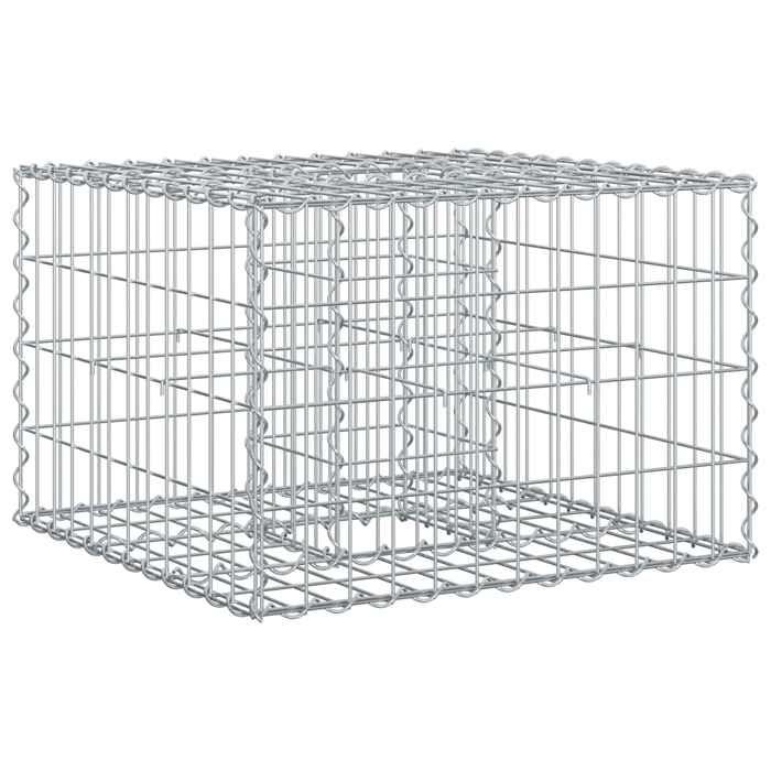 （1 pièce） Lit surélevé gabion Argenté,7.2 kg - Clôture de jardin,patio ...