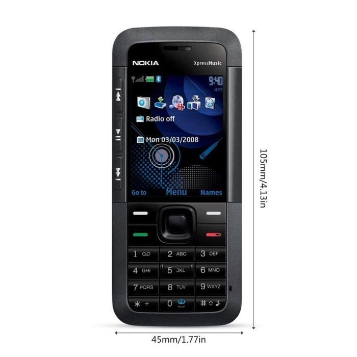 Valeur Noir UE Nokia – téléphone portable 5310Xm C2 Gsm-Wcdma, Ultra ...