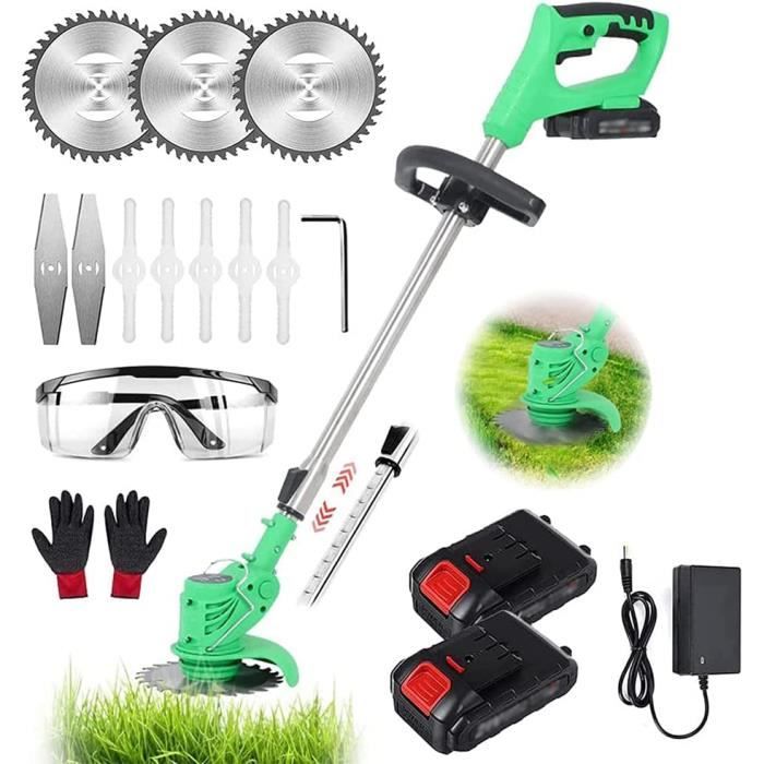 Tondeuse à Gazon Coupe-Herbe sans Fil, JAHQ 24 V Tondeuses Rotatives, Coupe-Herbe sans Fil pour ...