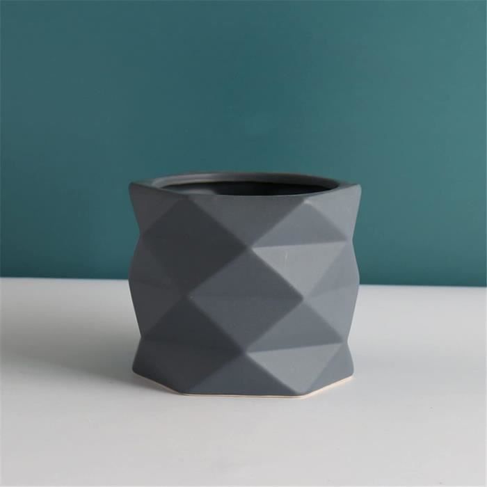 Vase En Céramique Géométrique, Vase En Céramique Blanche, Vase De Style ...