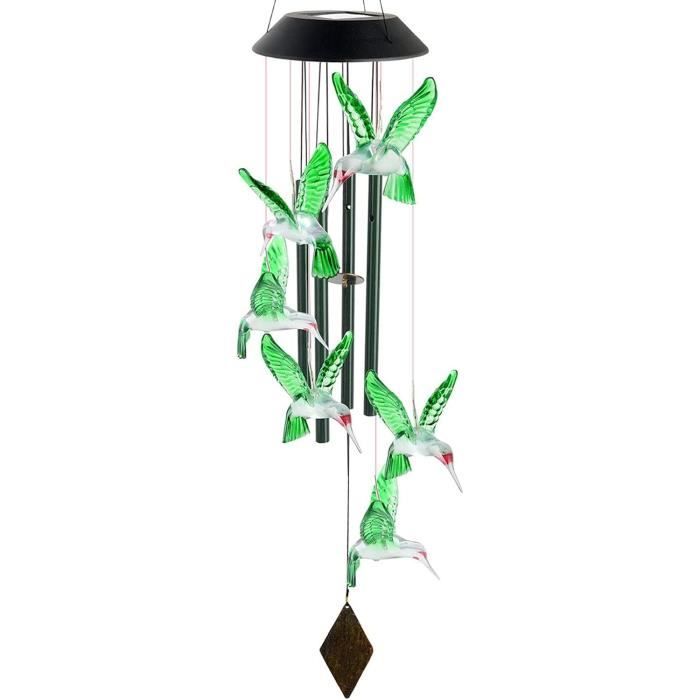 Carillon Éolien Solaire En Forme De Papillon, Carillon Éolien Extérieur ...