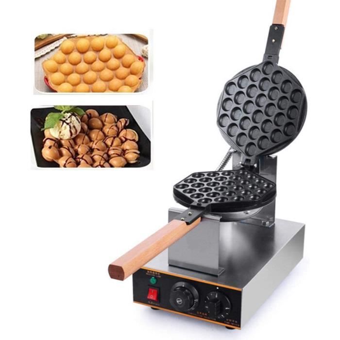 Machine à Gaufres à Bulles Électrique 220V Bubble Waffle Gaufrier en ...