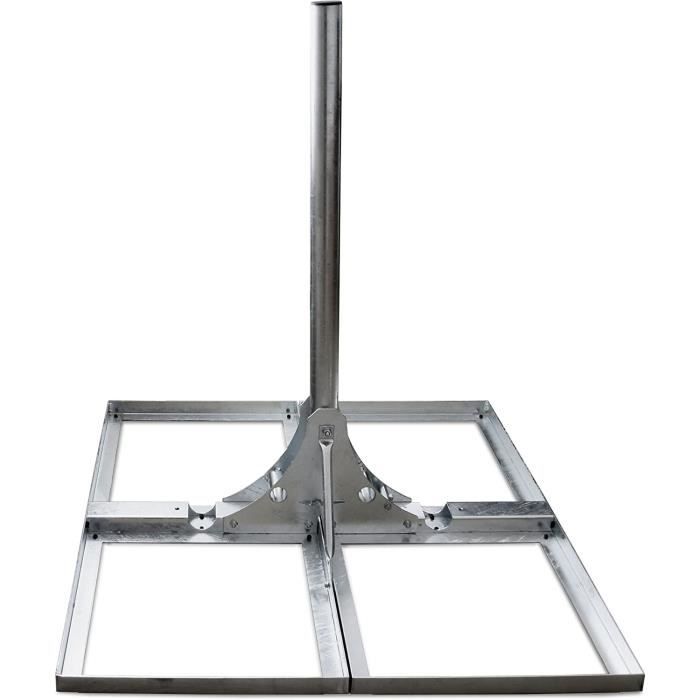 Satix qsf00401 Toit Plat Plaque de Support pour 4 x beton, 10 ...