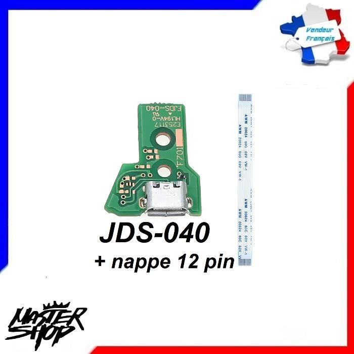 Connecteur micro USB de charge nouvelle manette PS4 V4 JDS-040 + nappe ...