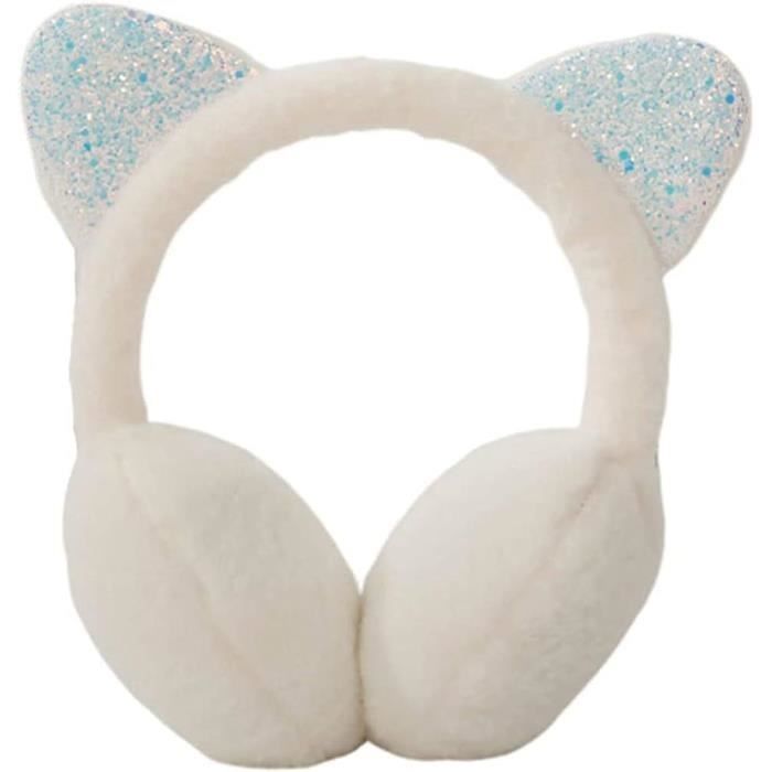 Cache-Oreilles En Peluche À Paillettes Pour Enfants Et Filles - Cadeau ...