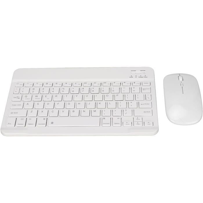 Combo Clavier Souris Sans Fil Bluetooth, Clavier Ultra Fin 1600 Dpi Et ...