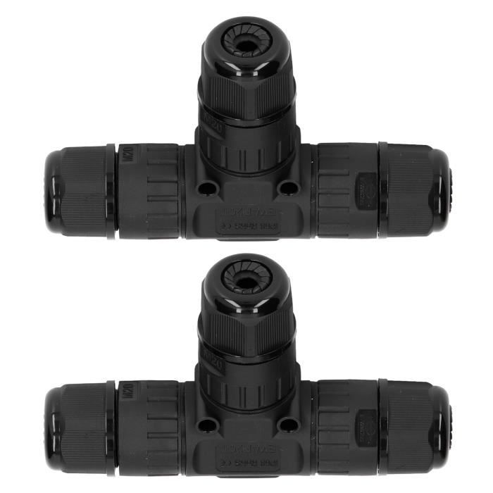 EJ.life Junction Box Connector, 3 Way Cable Connector 2PCS High ...