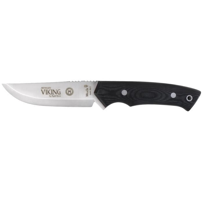 Couteau de chasse Viking Muela Viking, Micarta Caches noires, lame 11 ...